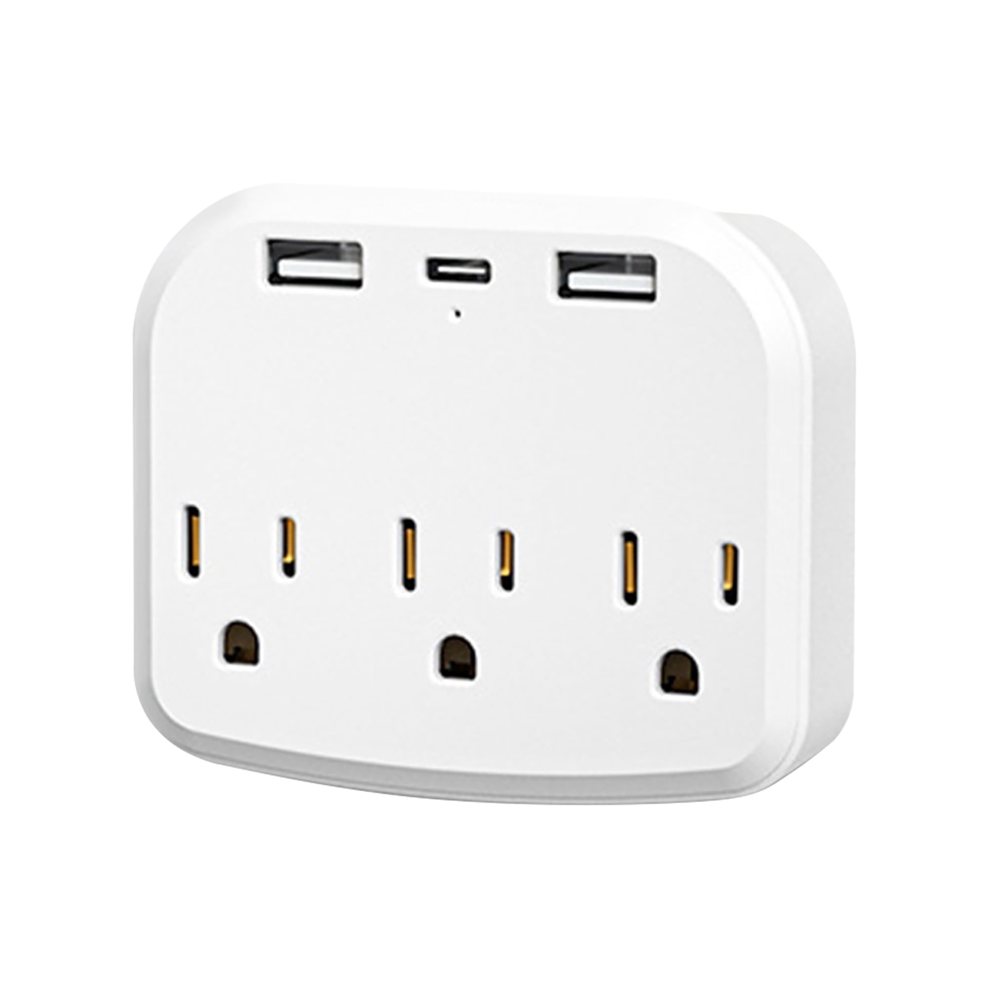 European Travel Plug Adapter, KAWELL International Power Plug with 3 US ...