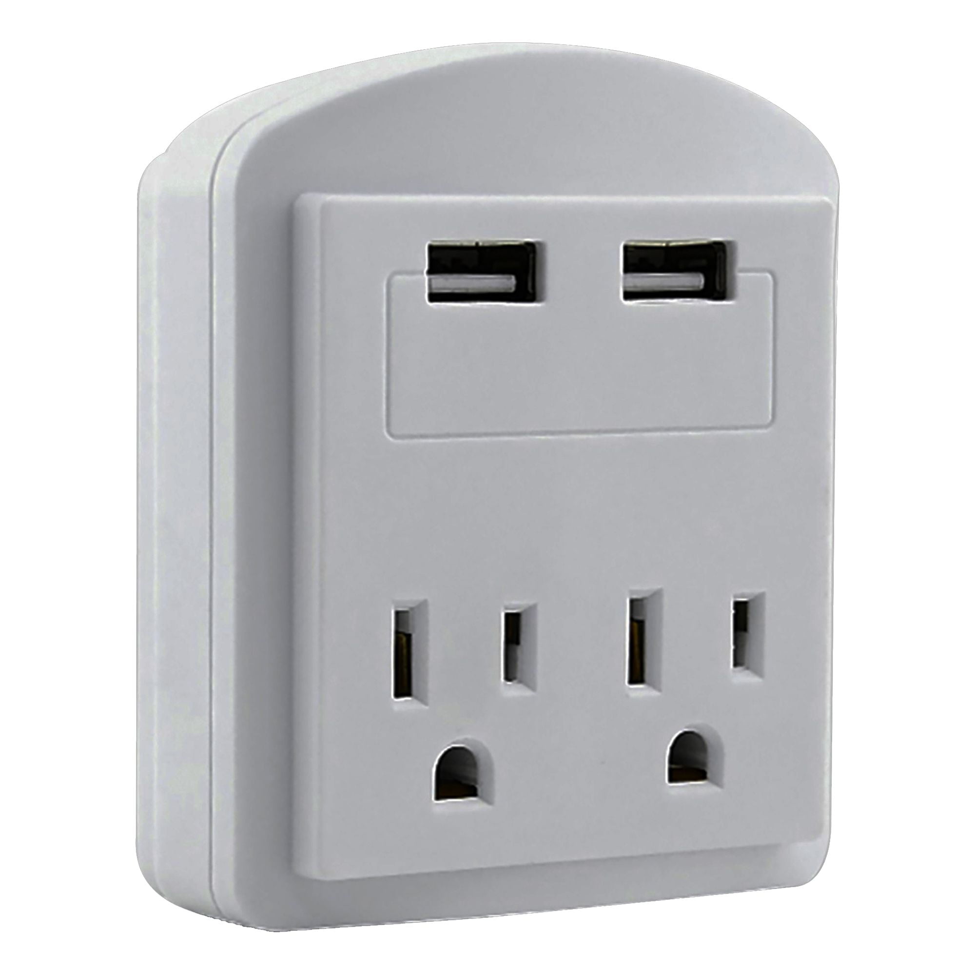 European Travel Plug Adapter with 2 USB Ports, Surge Protector & Dual ...