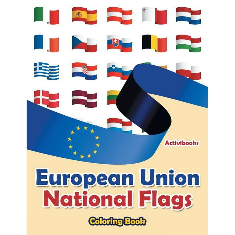 european flag coloring book