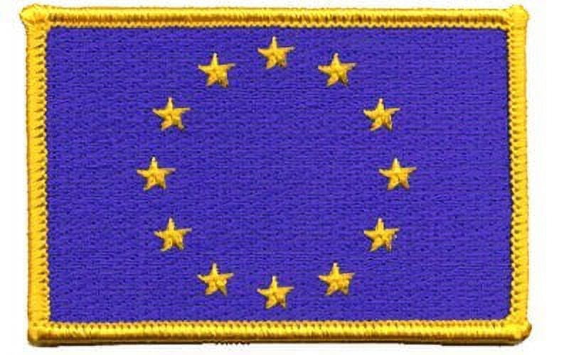 European Union iron-on embroidered patch - Walmart.com
