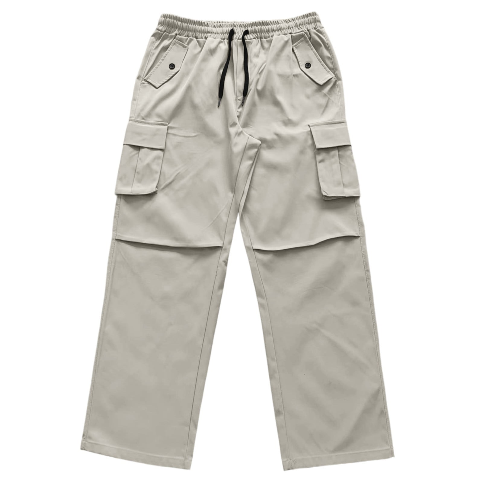 European Workwear Mens Fashion Straight Leg Relaxed Fit Slightly Flared ...