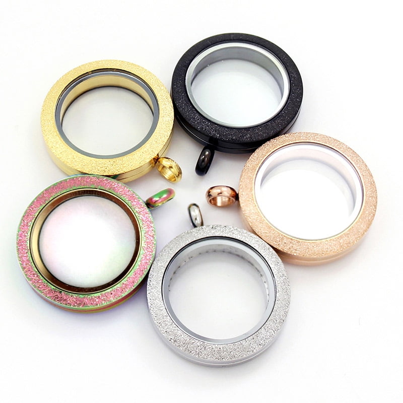 European and American 25mm threaded stainless steel round frosted glass ...