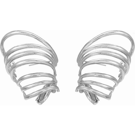 European and American earrings for women with simple design multi-layer ...