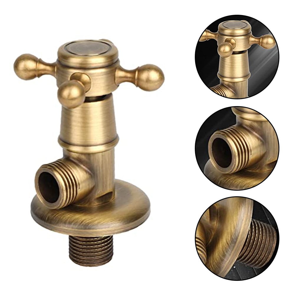 European Angle Valve Copper Valve Core Retro Mixing Valve Water Stop ...
