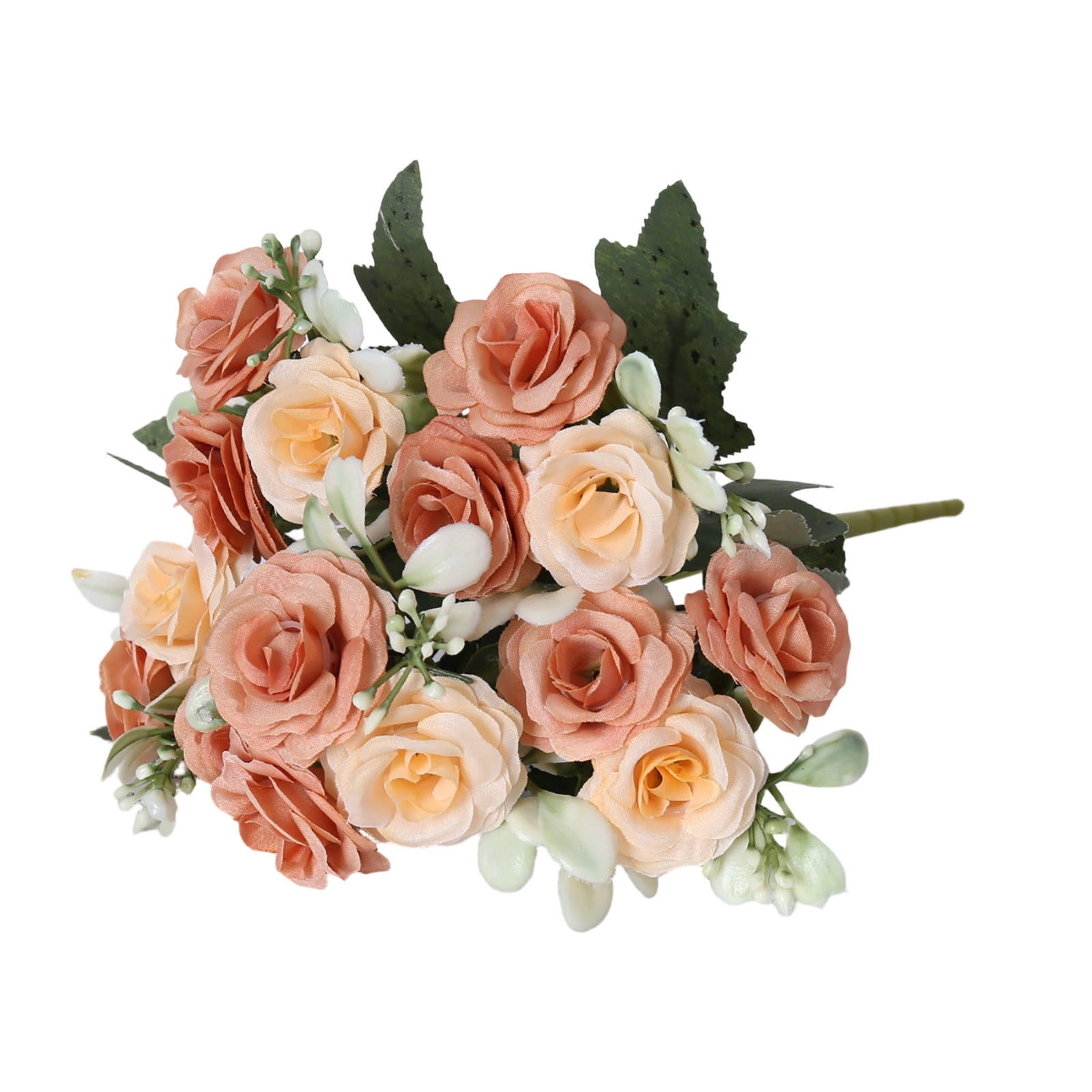 European style 15 head Noble Consort small rose bouquet silk flower ...