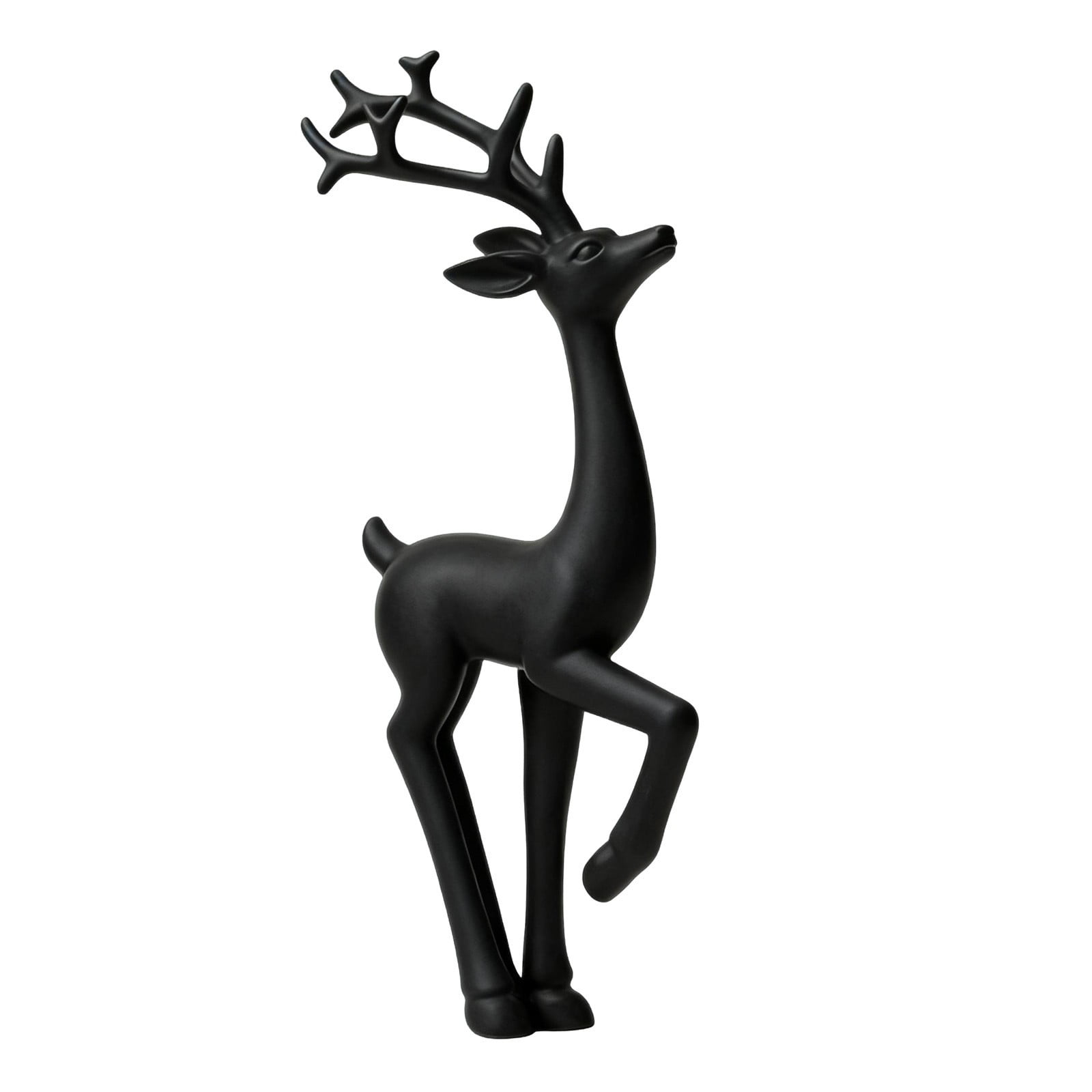 European-style Metal Deer Statue, Antique Finish Entryway Decor ...