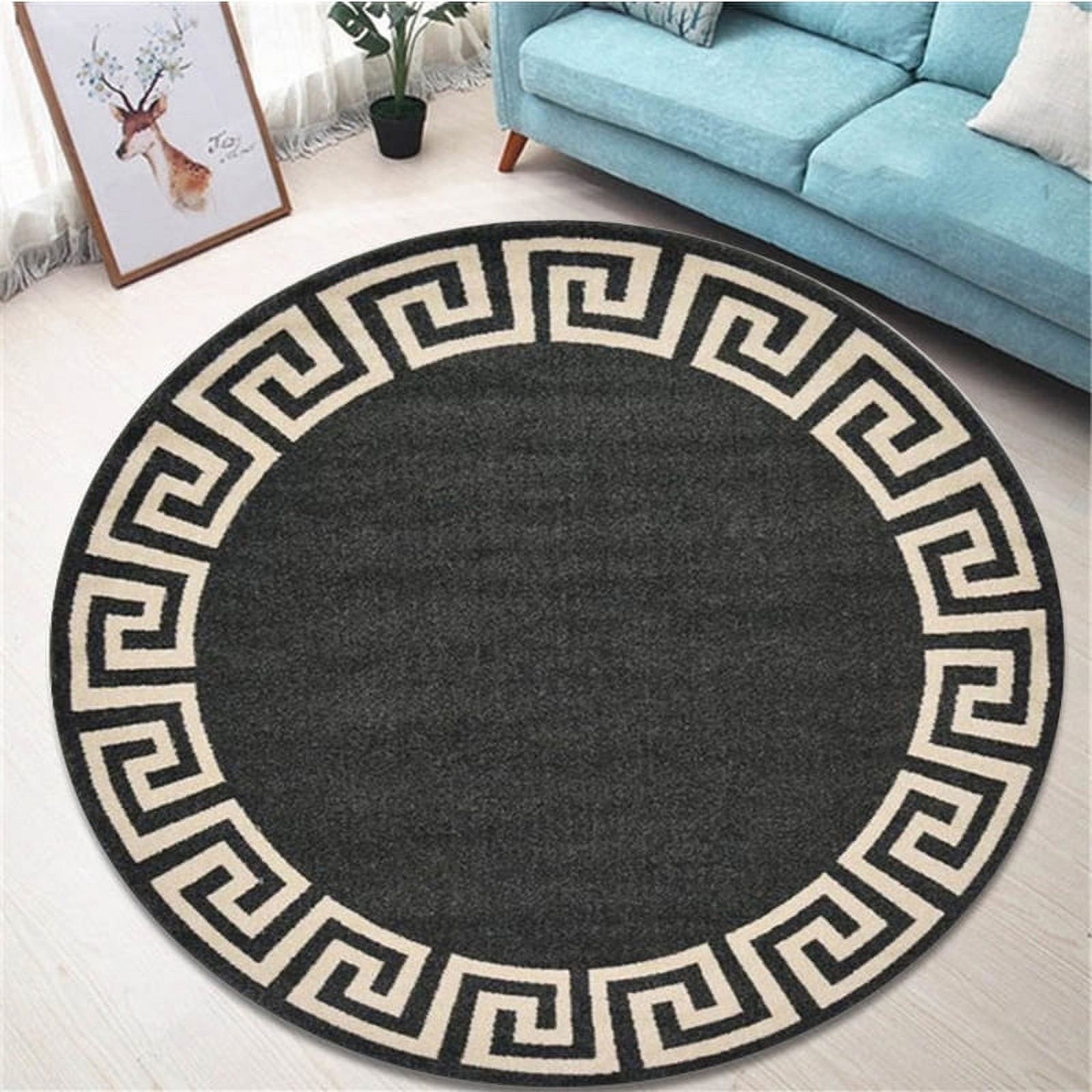 European style modern decorative circular carpet living room bedroom ...