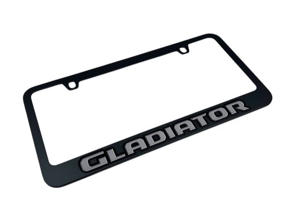 Eurosport Daytona Jeep Gladiator UV Black License Plate Frame Official Licensed - Walmart.com