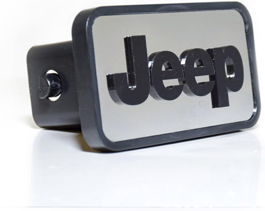 Eurosport Daytona Jeep Logo Premium Tow Hitch EU Cover Plug U.S. Made ...