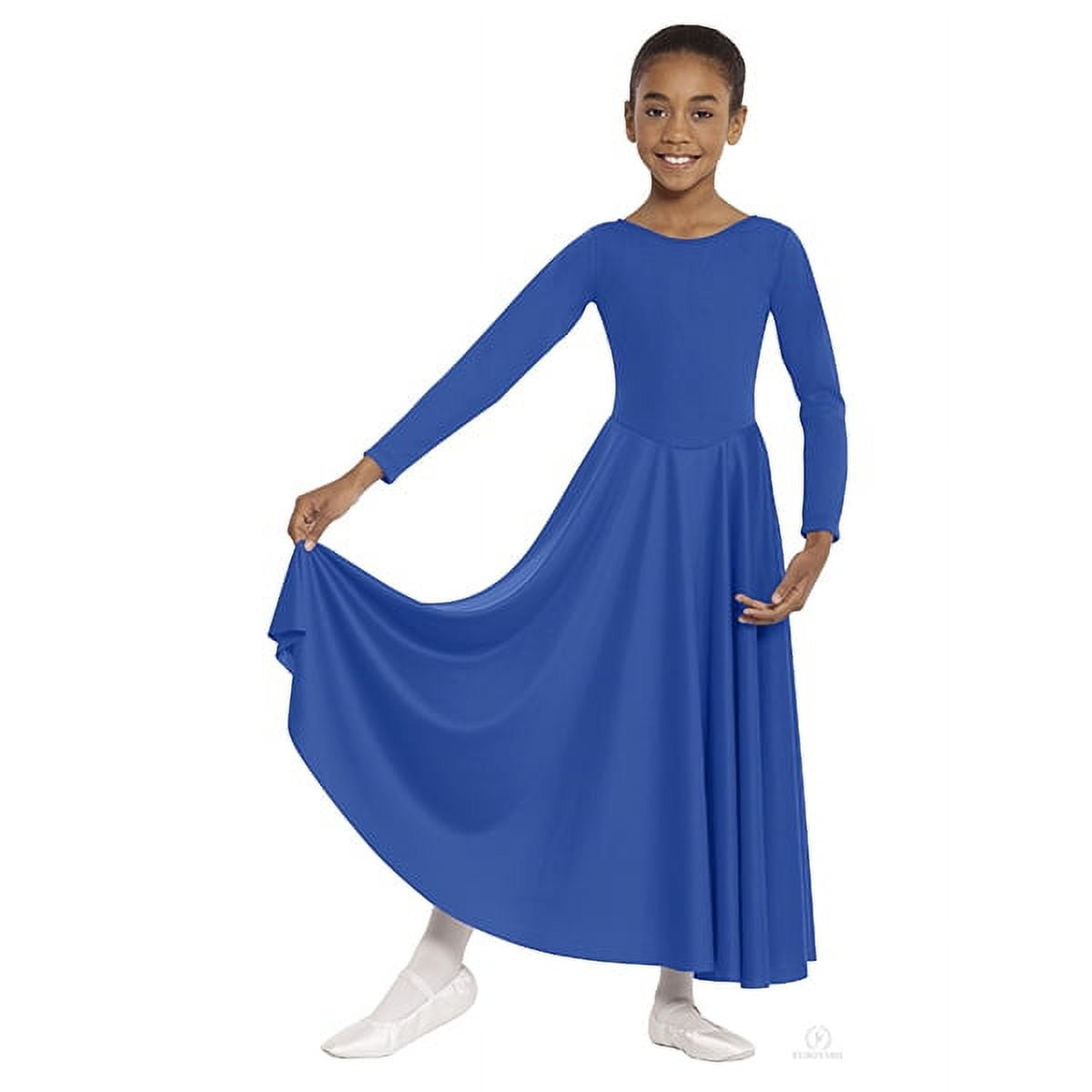 Eurotard Girls Long Sleeve Praise & Liturgical Dance Dress - Walmart.com