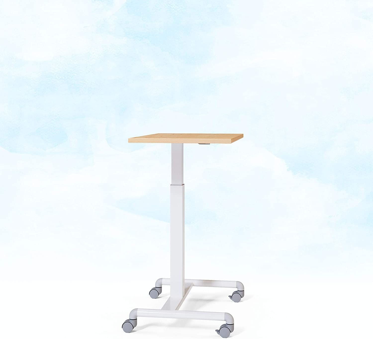 Eurotech Seating Mobile Height Adjustable Pneumatic Table - Walmart.com