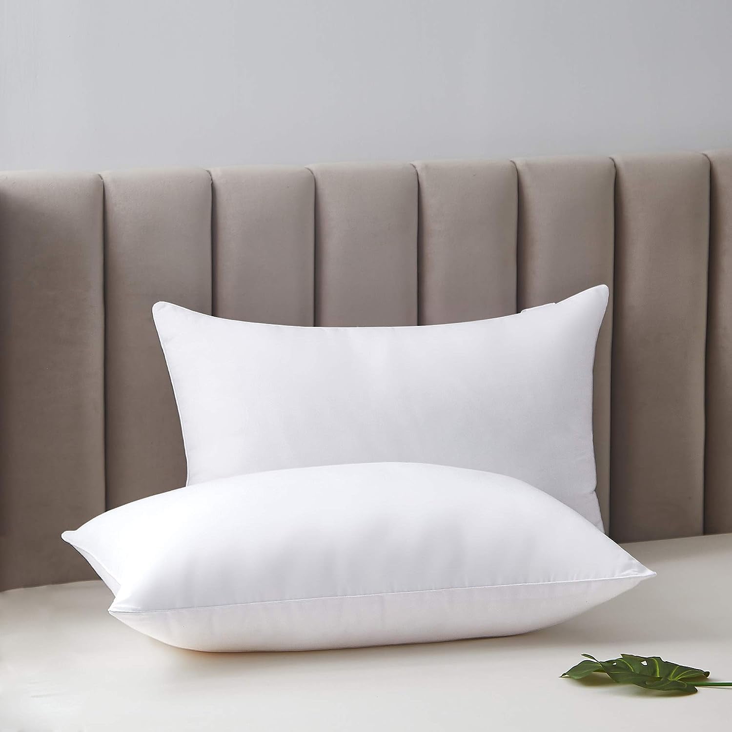 Eurotex Bed Pillows for Sleeping, Hotel Quality with Premium Soft ...