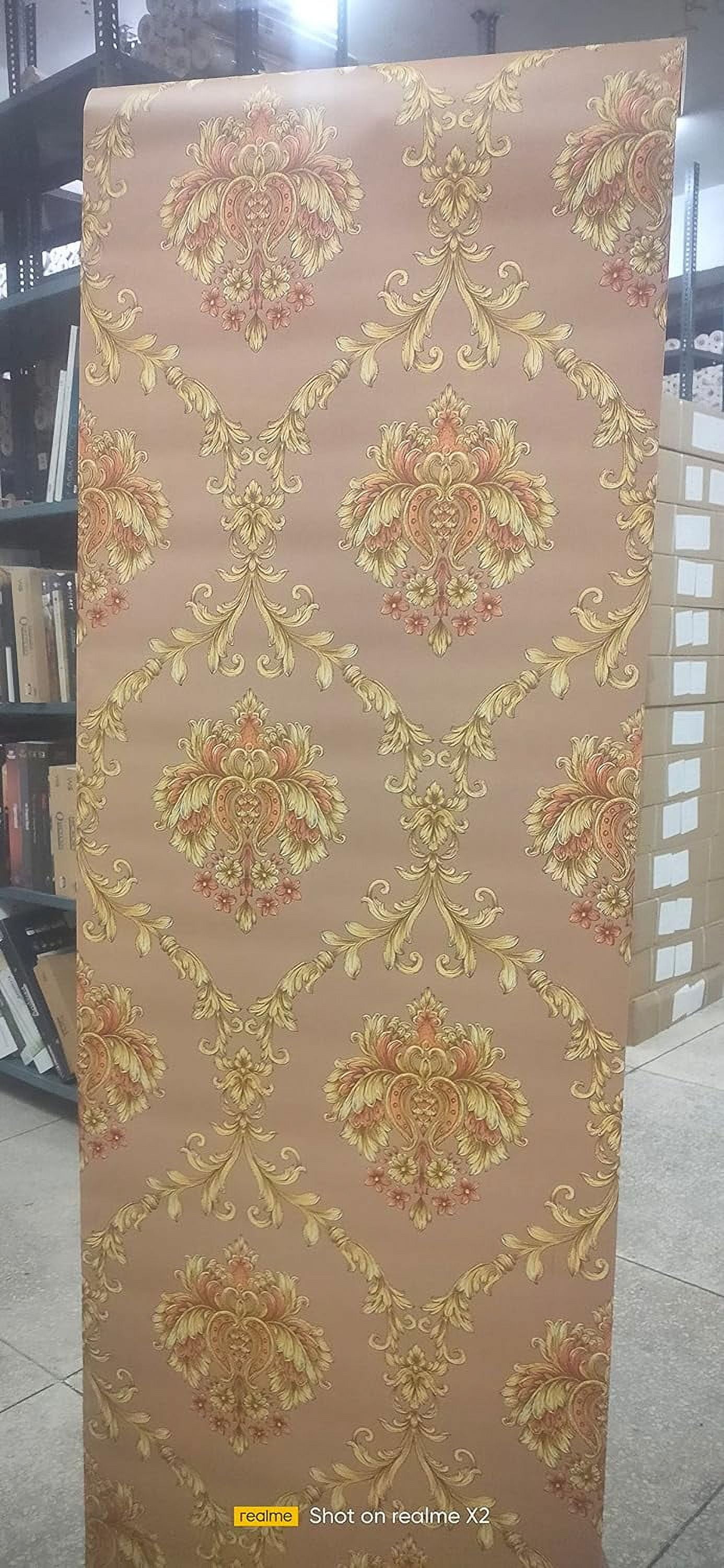 Eurotex Damask Design Wallpaper Roll for Covering Living Room, Bedroom ...