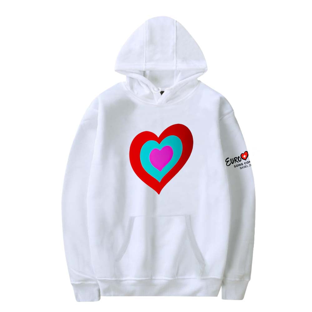 Eurovision 2025 Heart Hoodies Eurovision Song Contest Merch Women Men ...
