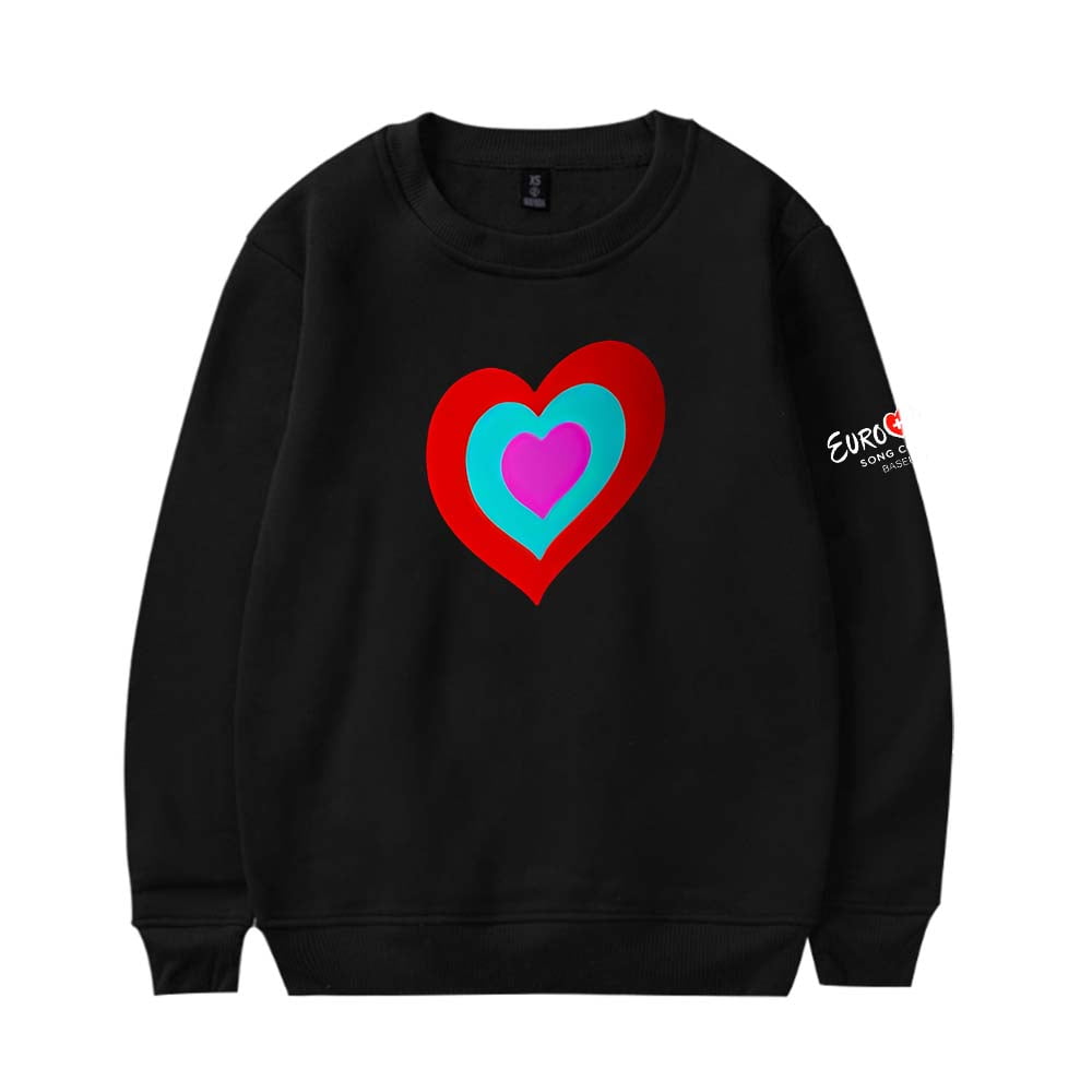 Eurovision 2025 Heart Sweatshirt Eurovision Song Contest Merch Women ...