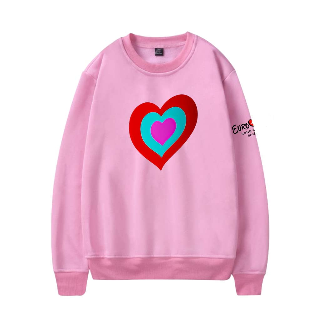Eurovision 2025 Heart Sweatshirt Eurovision Song Contest Merch Women ...