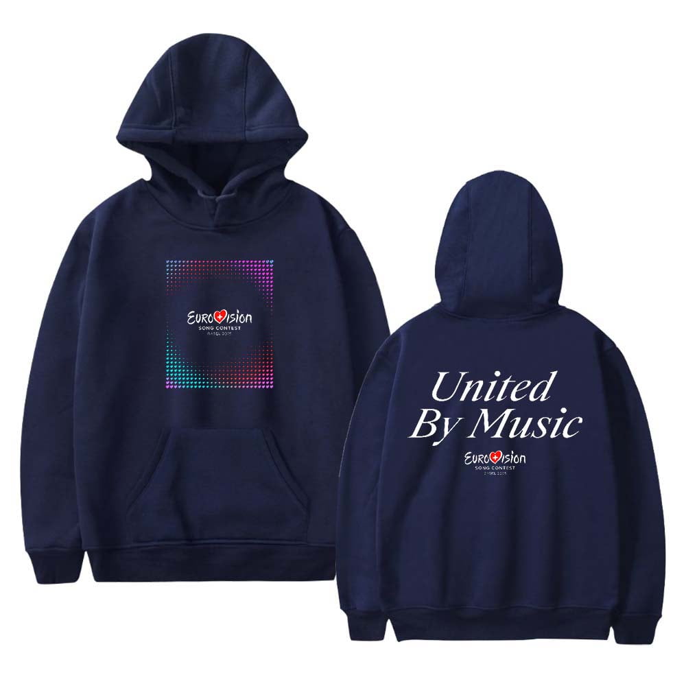 Eurovision 2025 Unity Shapes Love Merch Hoodies Women Men Casual Long ...