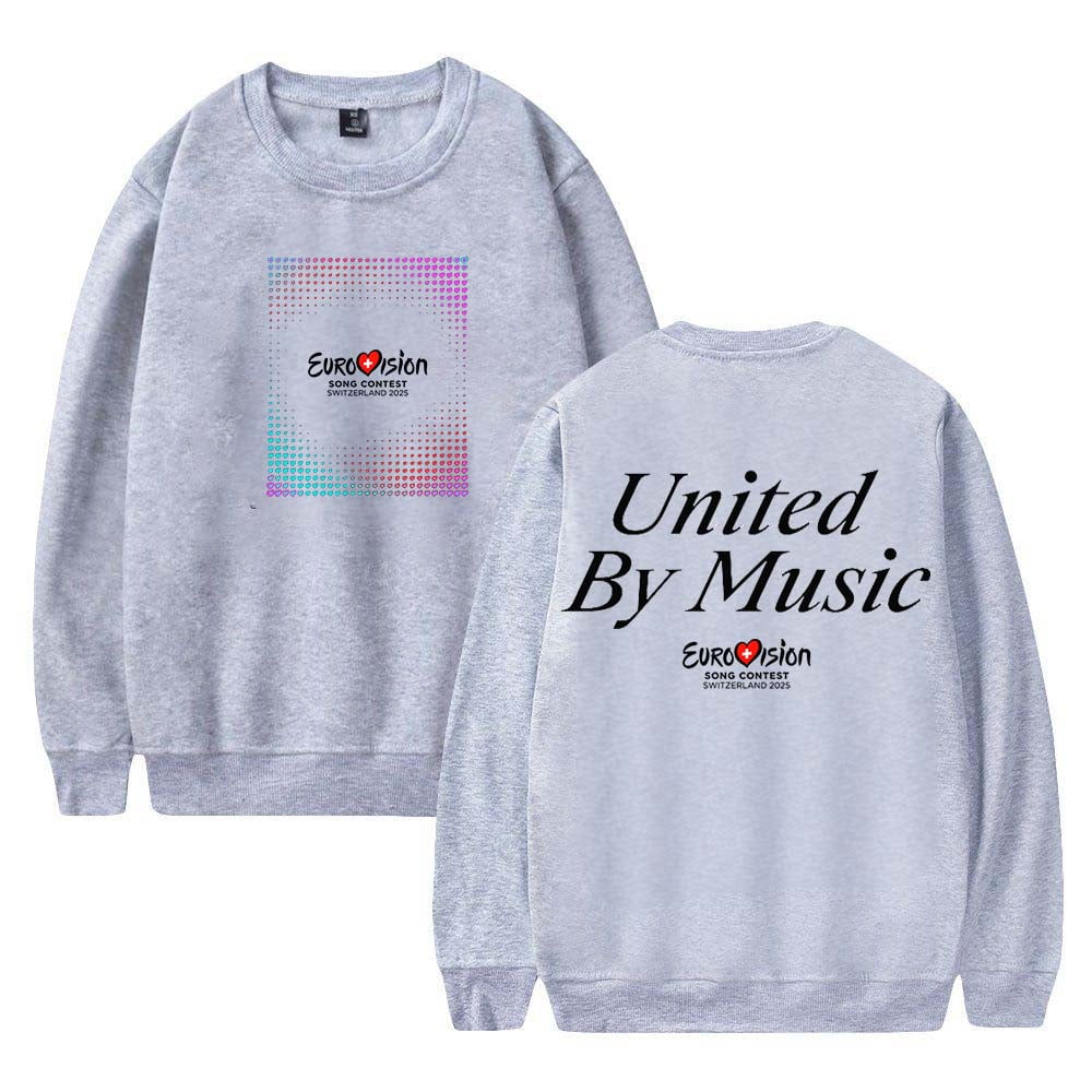 Eurovision 2025 Unity Shapes Love Merch Sweatshirt Women Men Casual ...