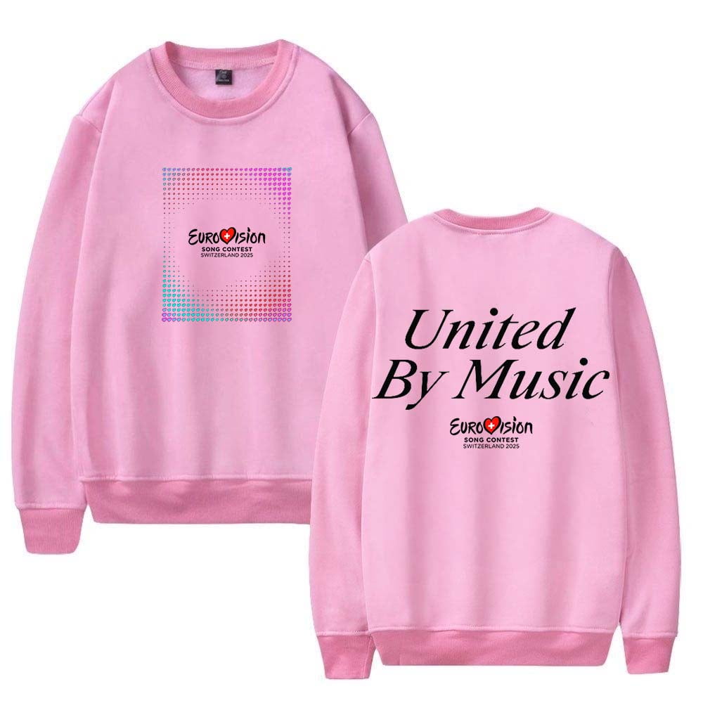 Eurovision 2025 Unity Shapes Love Merch Sweatshirt Women Men Casual ...