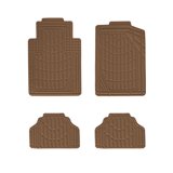 Eurow Universal Cut to Fit Car Floor Mats 4 Piece Set - Tan - Walmart.com