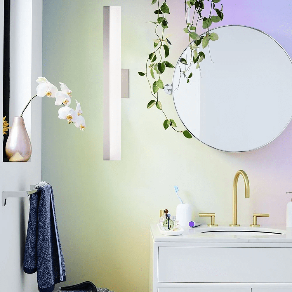 Eurus Home 24" Dimmable Contemporary LED Bathroom Vanity Lights 3 Color ...