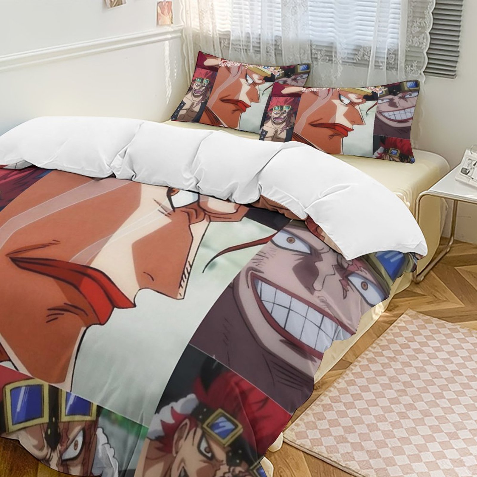 Eustass Kid Bed Duvet Cover Funny Anime Cartoon Bedding Sets ...