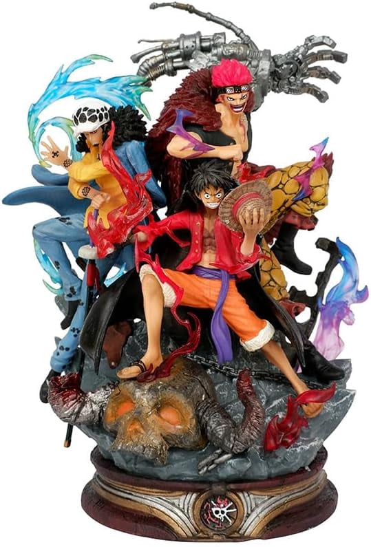 Eustass Kid Luffy Law Figure Fighting Eustass Kid Luffy Law Figurine ...