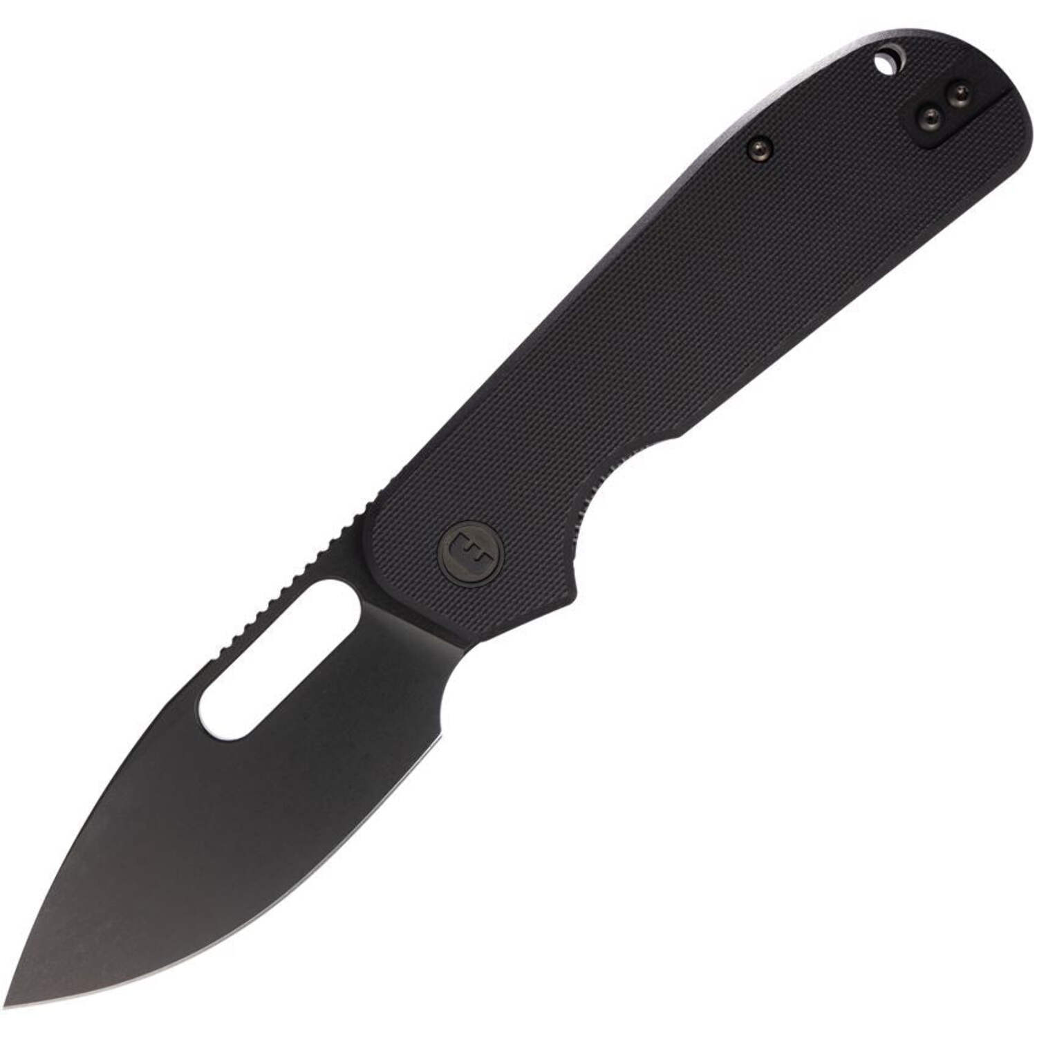 Eutektik 013 EFD Black Stonewash Linerlock Knife Black G10 Handles ...