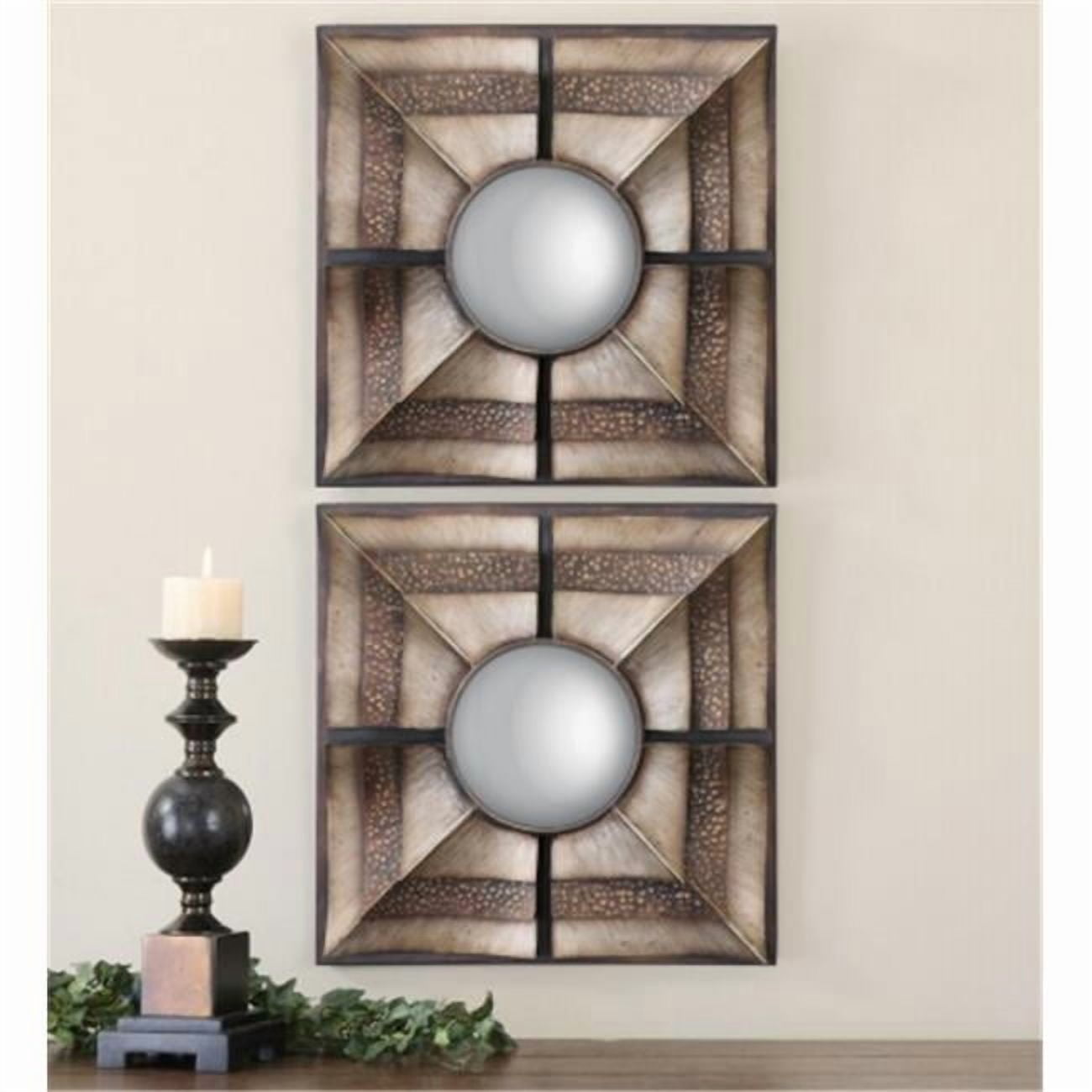 Euthalia Square Mirrors Set of 2 - Walmart.com