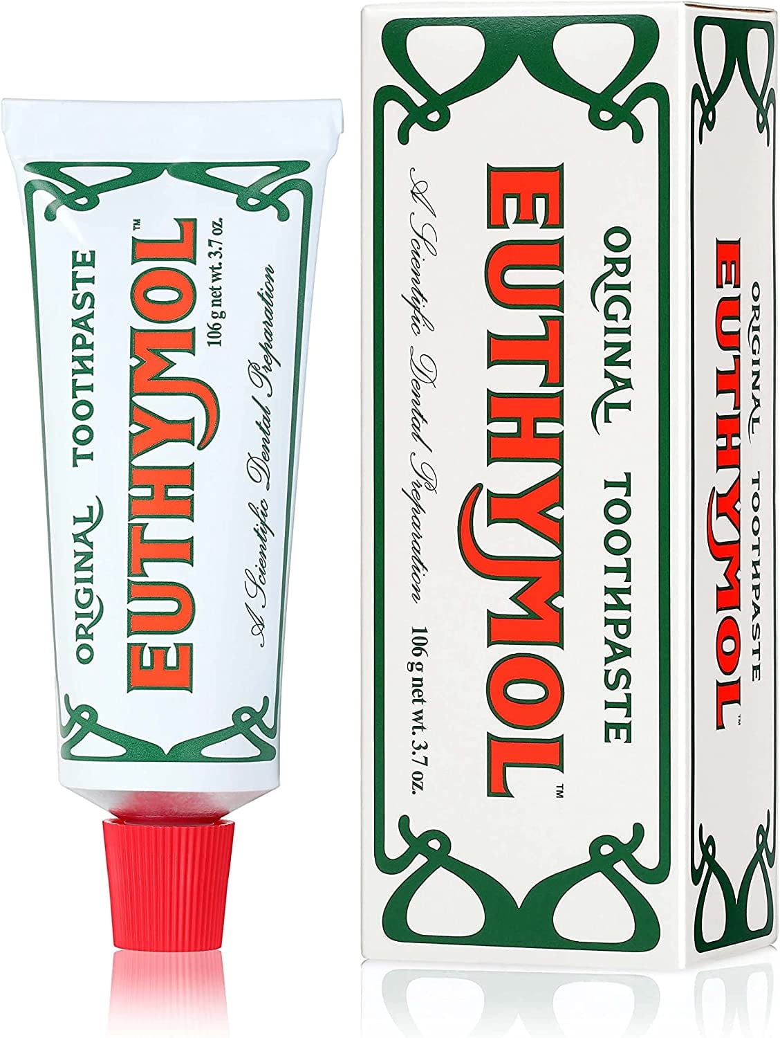 Euthymol Original Toothpaste - 3.7 oz Pack of 4 - Walmart.com