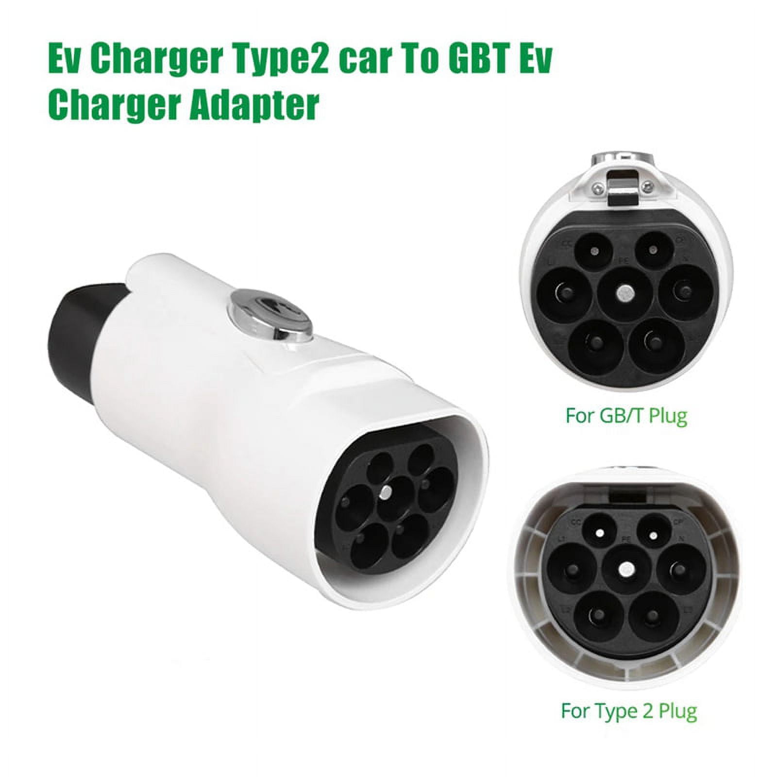 Ev Charger Type2 Car to GBT Ev Charger Adapter 32A Convertor Type2 Ev ...