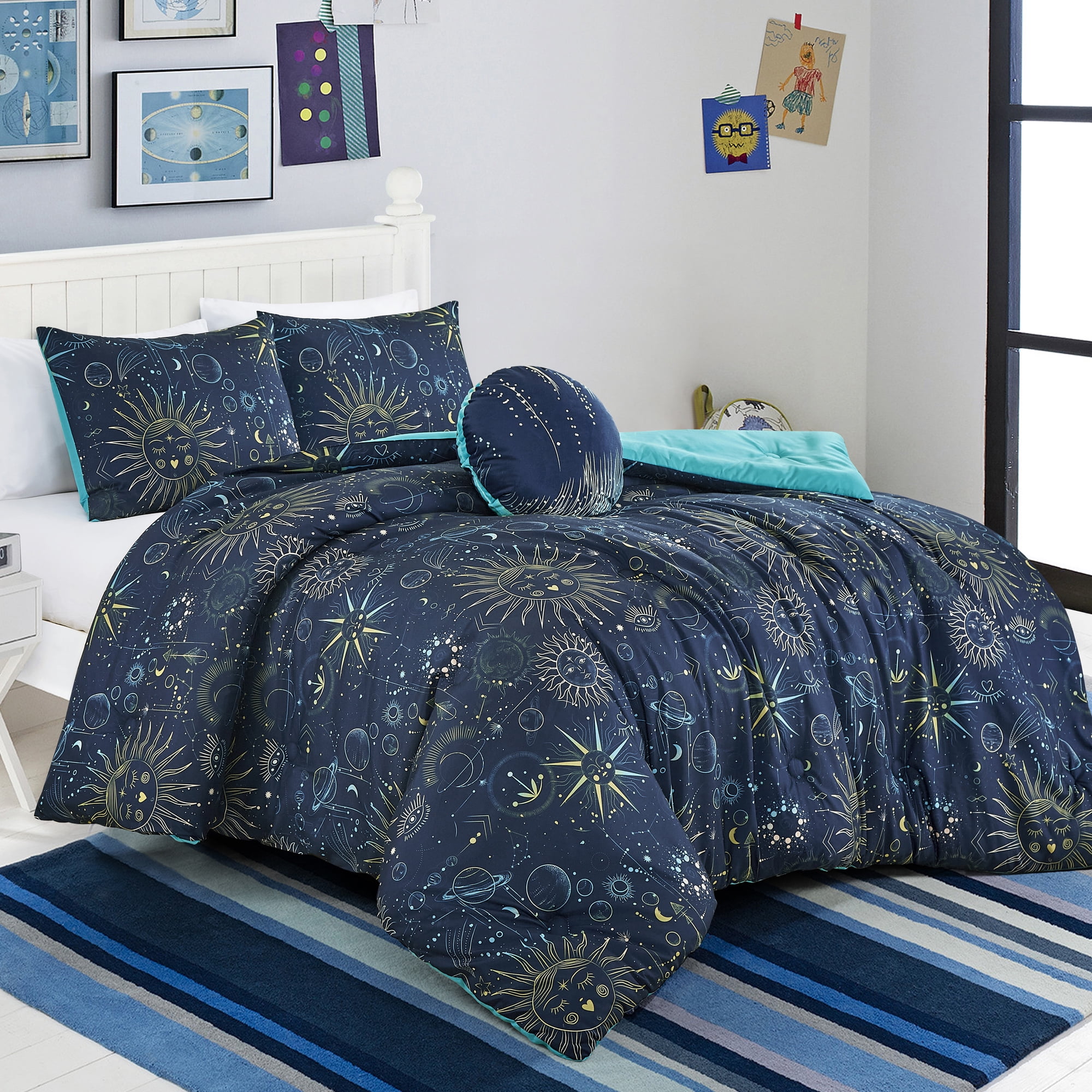 EvJK 3-4PC KID COMFORTER – Soft & Cozy Ultra Soft Print Comforter with ...