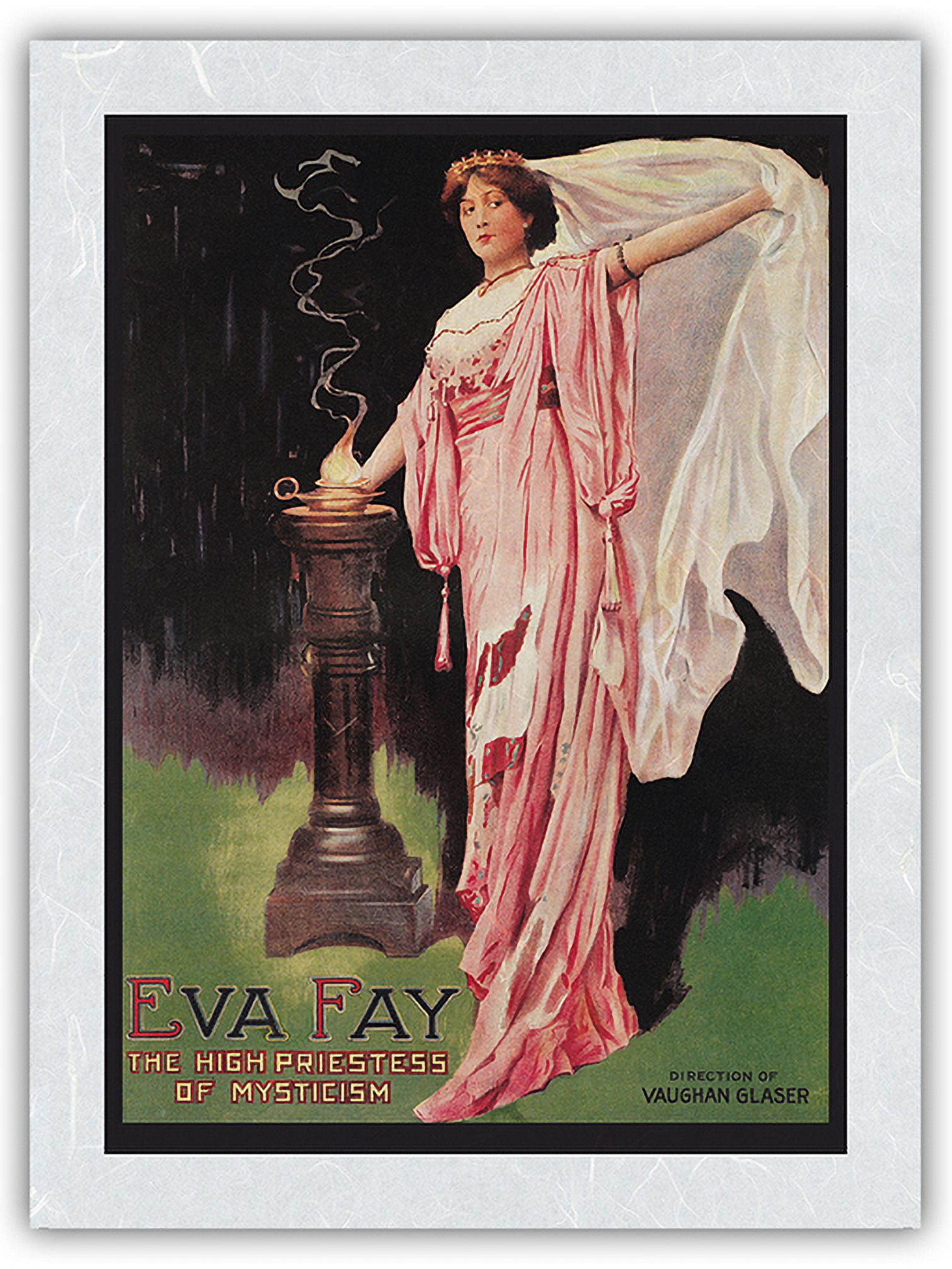 Eva Fay - The High Priestess of Mysticism - Vintage Magic Poster c.1911 ...