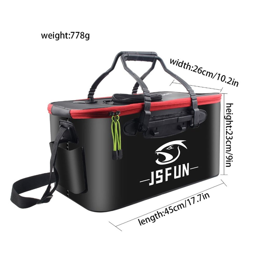 Eva Folding Fishing Bucket Live Fish Box Portable Fish Barrel Sea ...