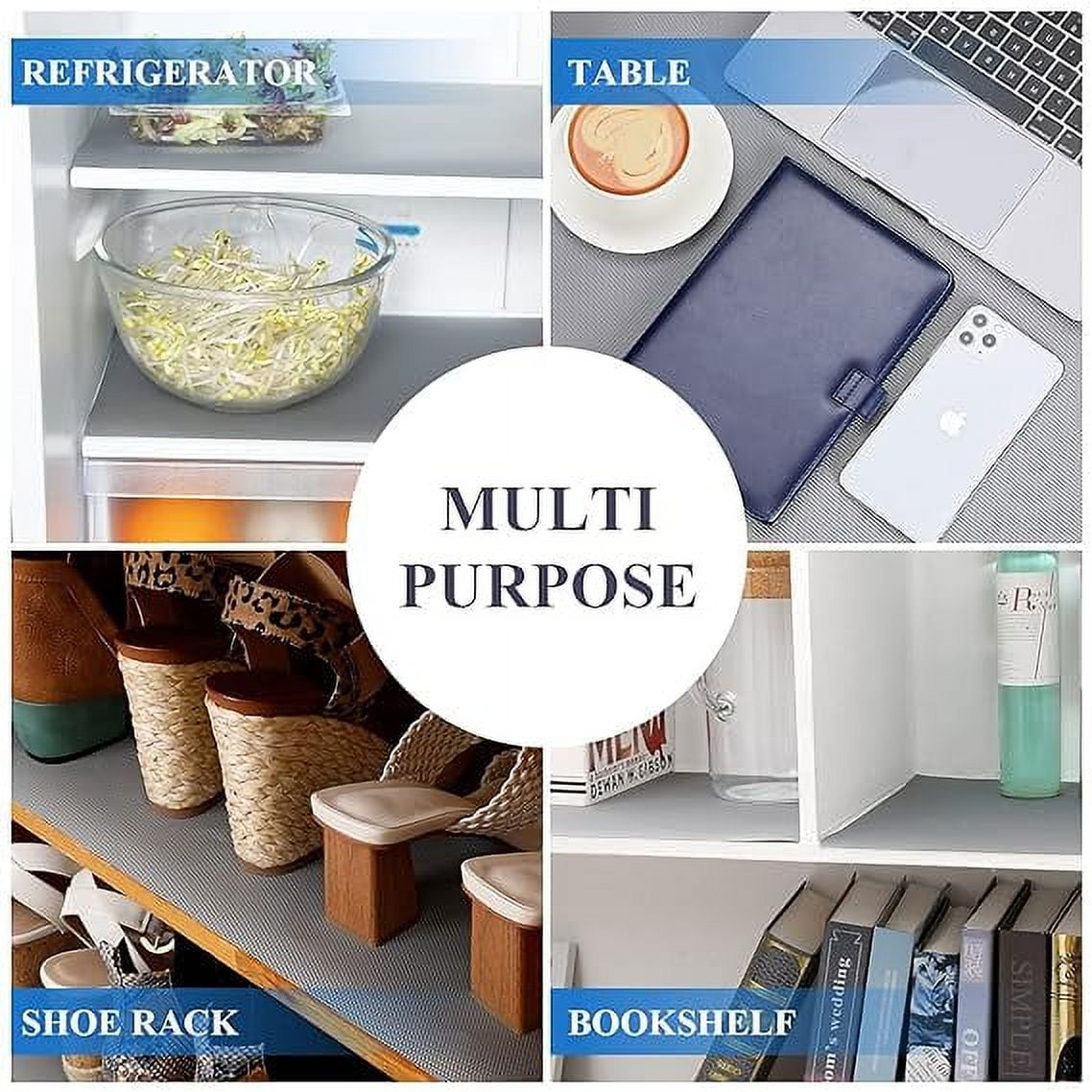 Eva Food Grade Washable Anti Slip Mat/Sheet for Fridge, Shelf Liner ...