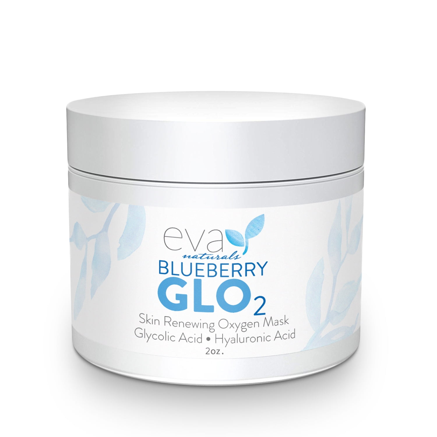 Eva Naturals Blueberry GLO2 Oxygen Mask - Exfoliating Pore Minimizer ...