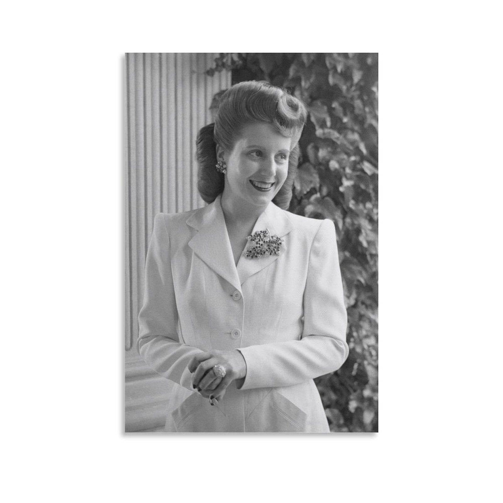 Eva Peron Portraits Poster Canvas Wall Art Poster Decorative Bedroom ...