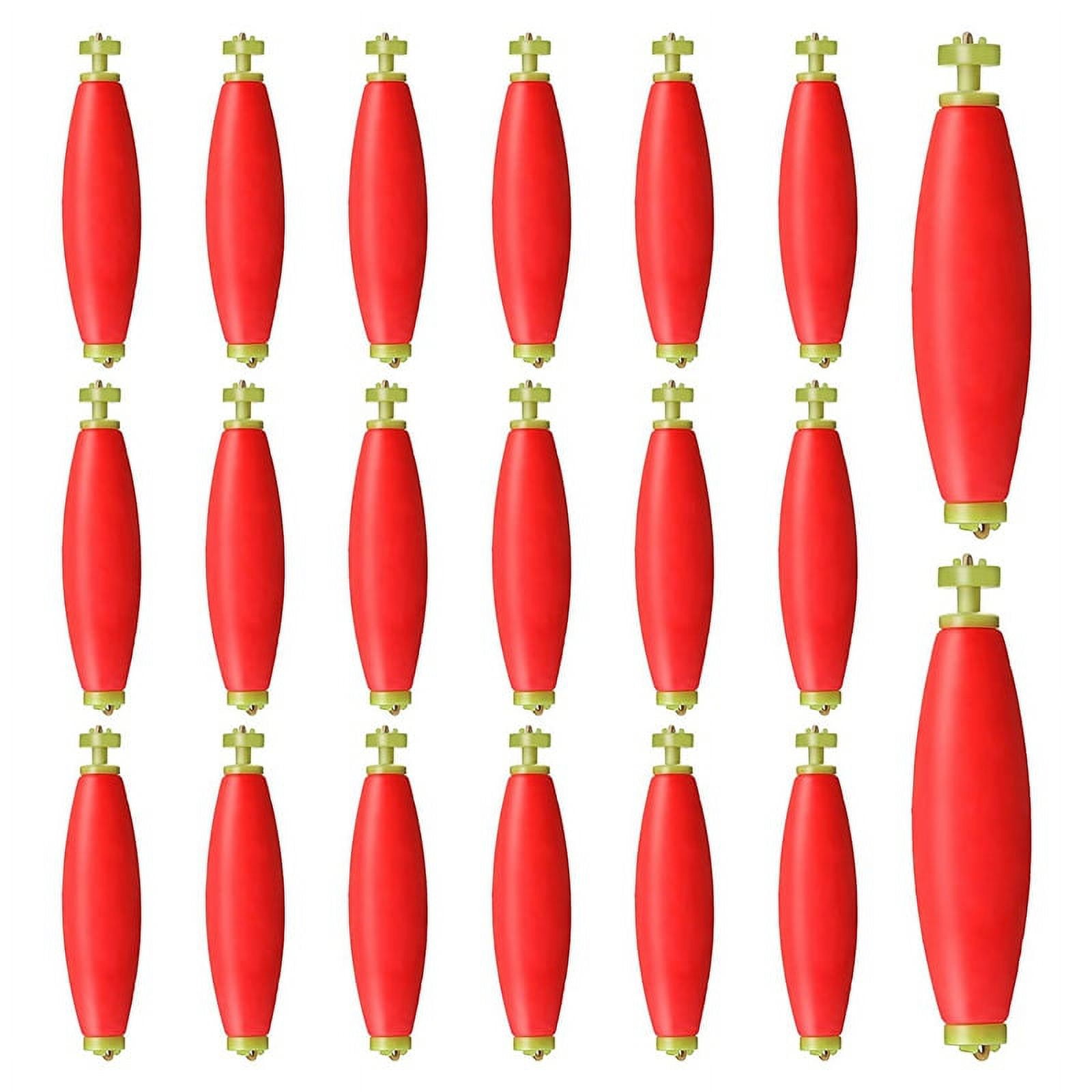 Walmart 20-Piece EVA Fishing Bobbers, Weighted Foam Snap-on Floats ...