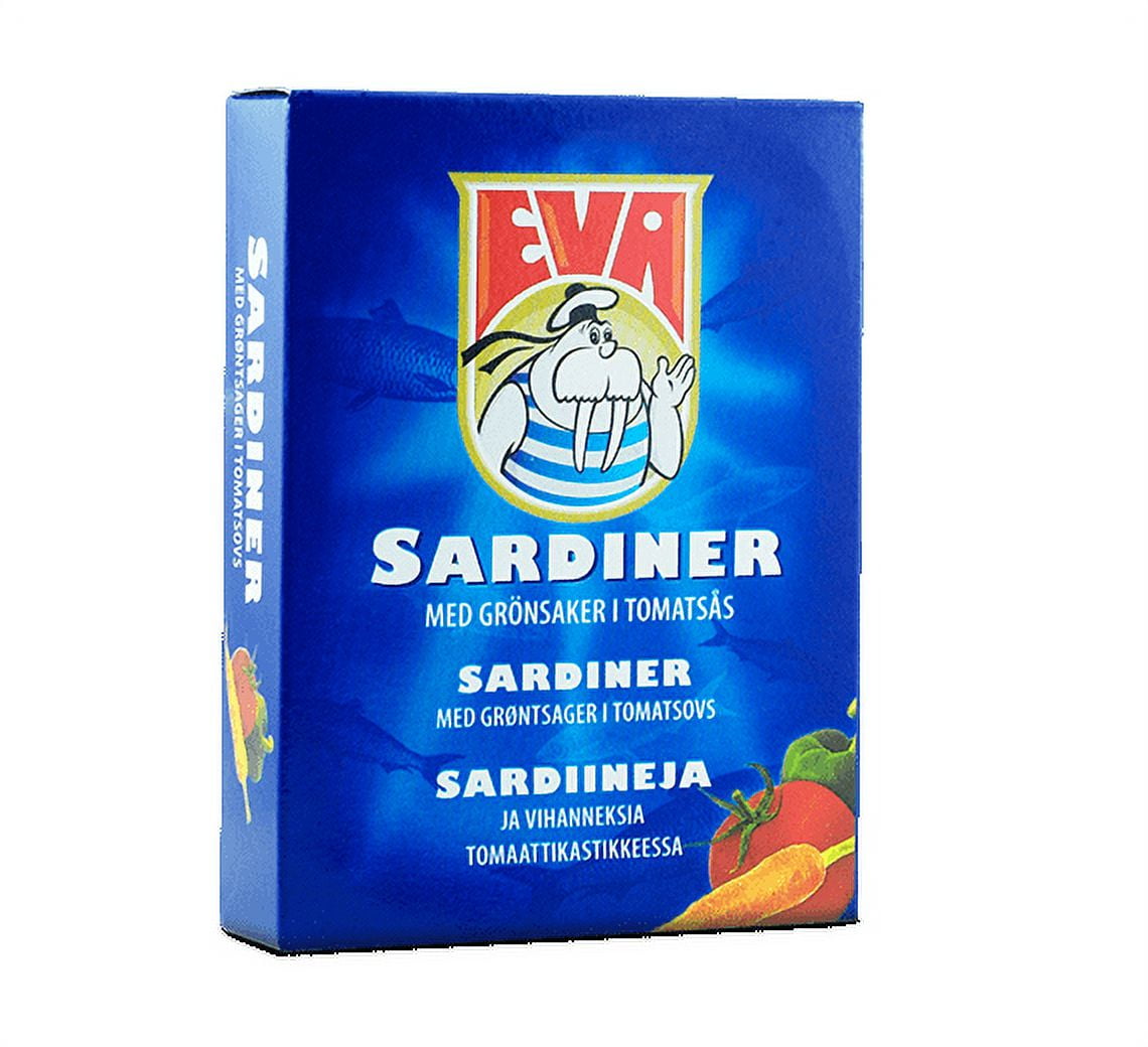 Eva Sardines with Vegetables, 115g (4 oz) - Walmart.com