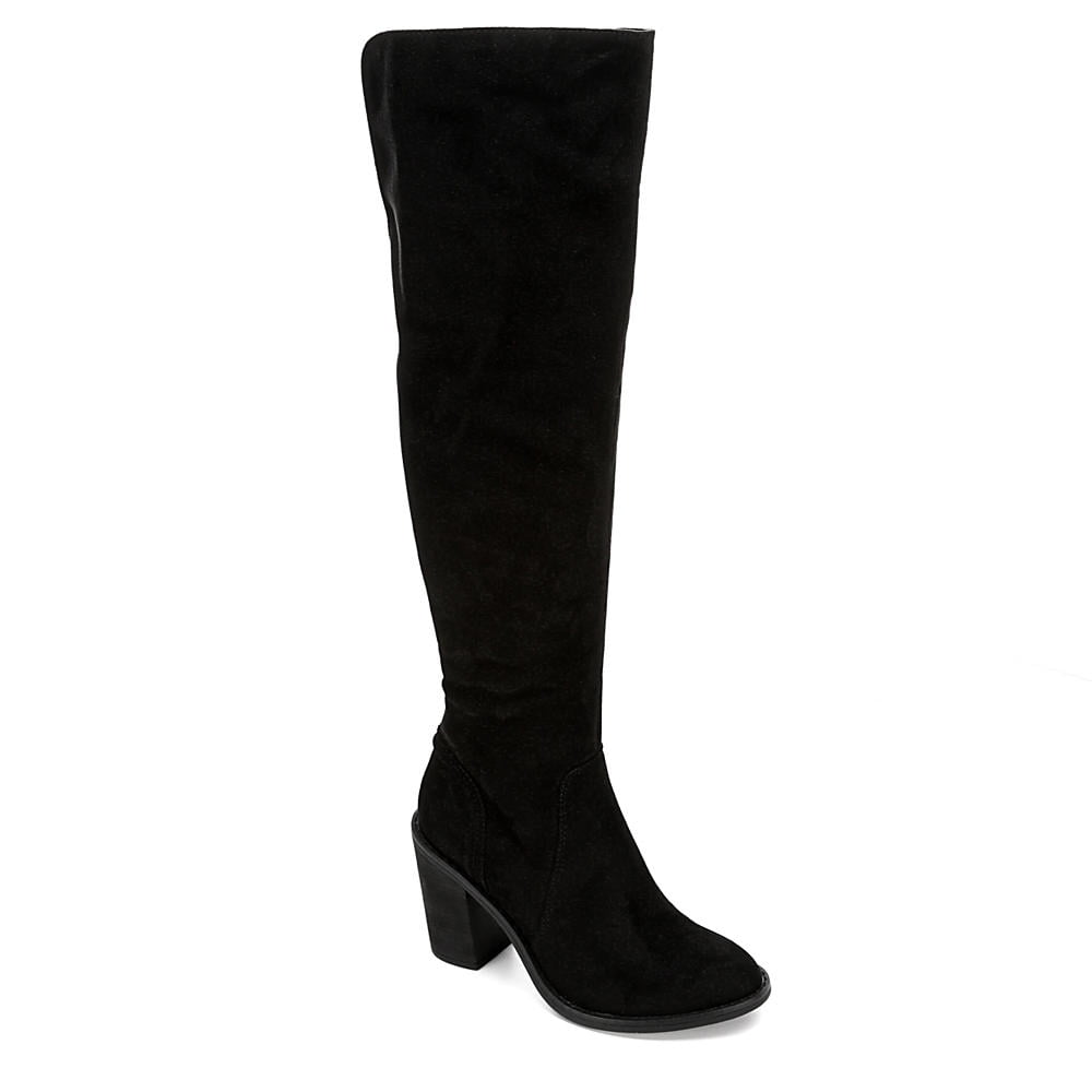 Eva & Zoe Womens Gabriella Over The Knee Boot Shoes, Black, US 11 ...