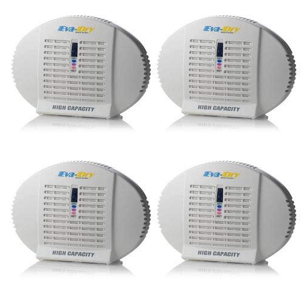 Eva-dry E-500 High Capacity Renewable Wireless Mini Dehumidifier - 4 ...
