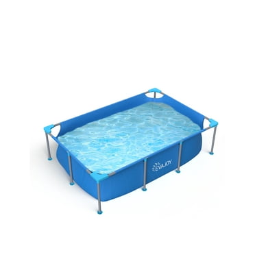 Infans Above Ground Swimming Pool Rectangular Frame Above Ground Pool ...