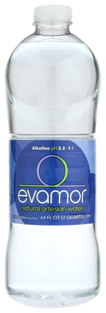 Evamor Naturally Alkaline Artesian Water Natural Artesian, 64 Fl Oz ...