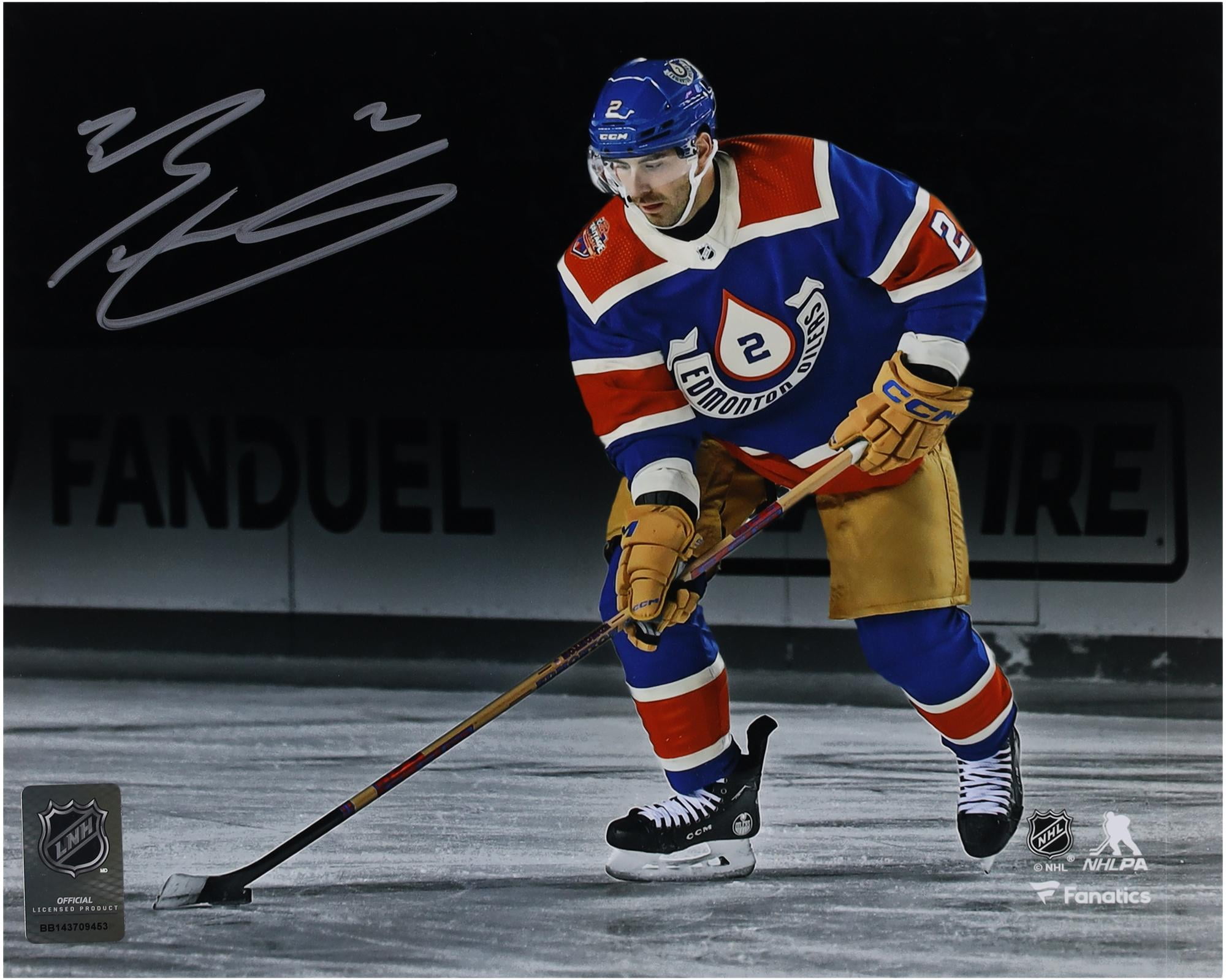 Evan Bouchard Edmonton Oilers Autographed 8" x 10" 2023 Heritage ...