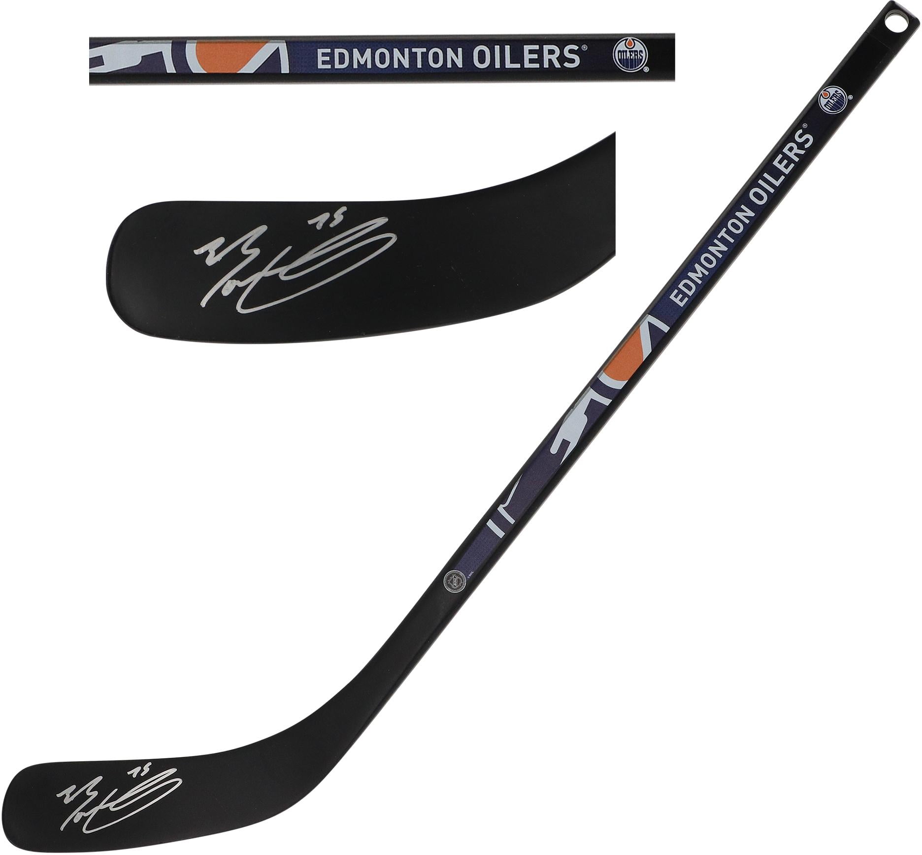 Evan Bouchard Edmonton Oilers Autographed Mini Composite Hockey Stick ...
