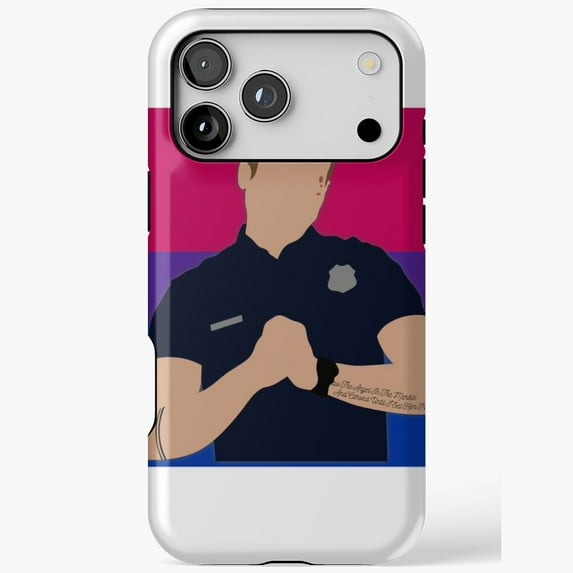 Evan Buckley Bisexual Pride Art iPhone Case 17 to 11 Pro Max - Walmart.com