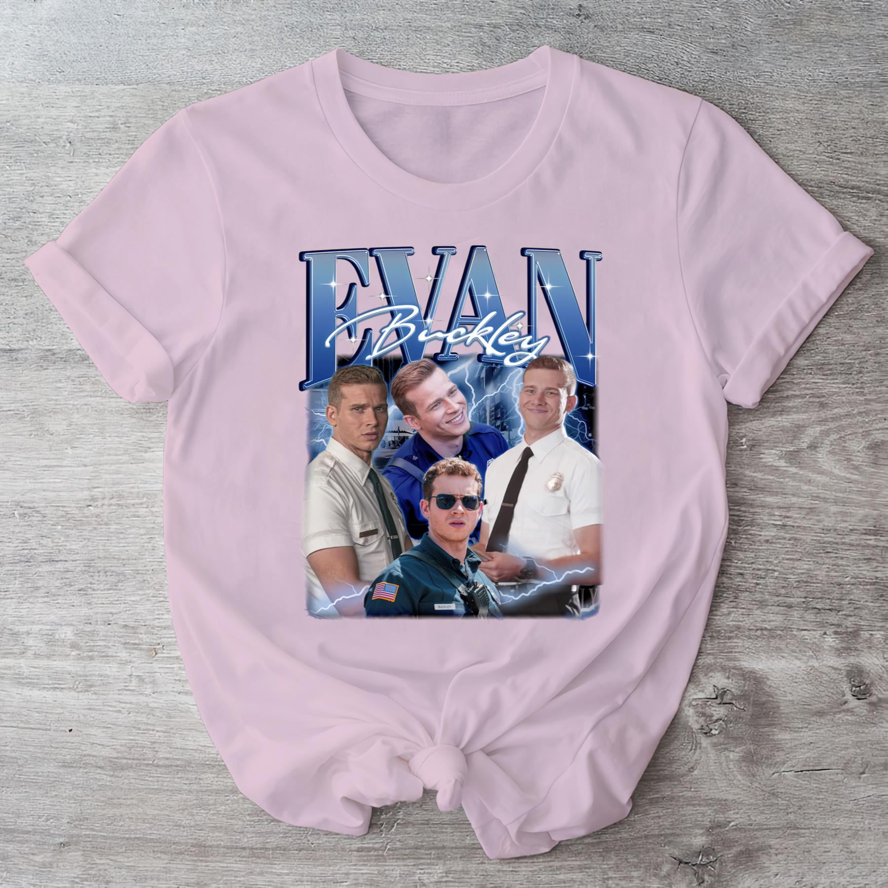 Evan Buckley Retro Shirt, Nine Eleven Shirt, Series Retro Shirt, Evan ...