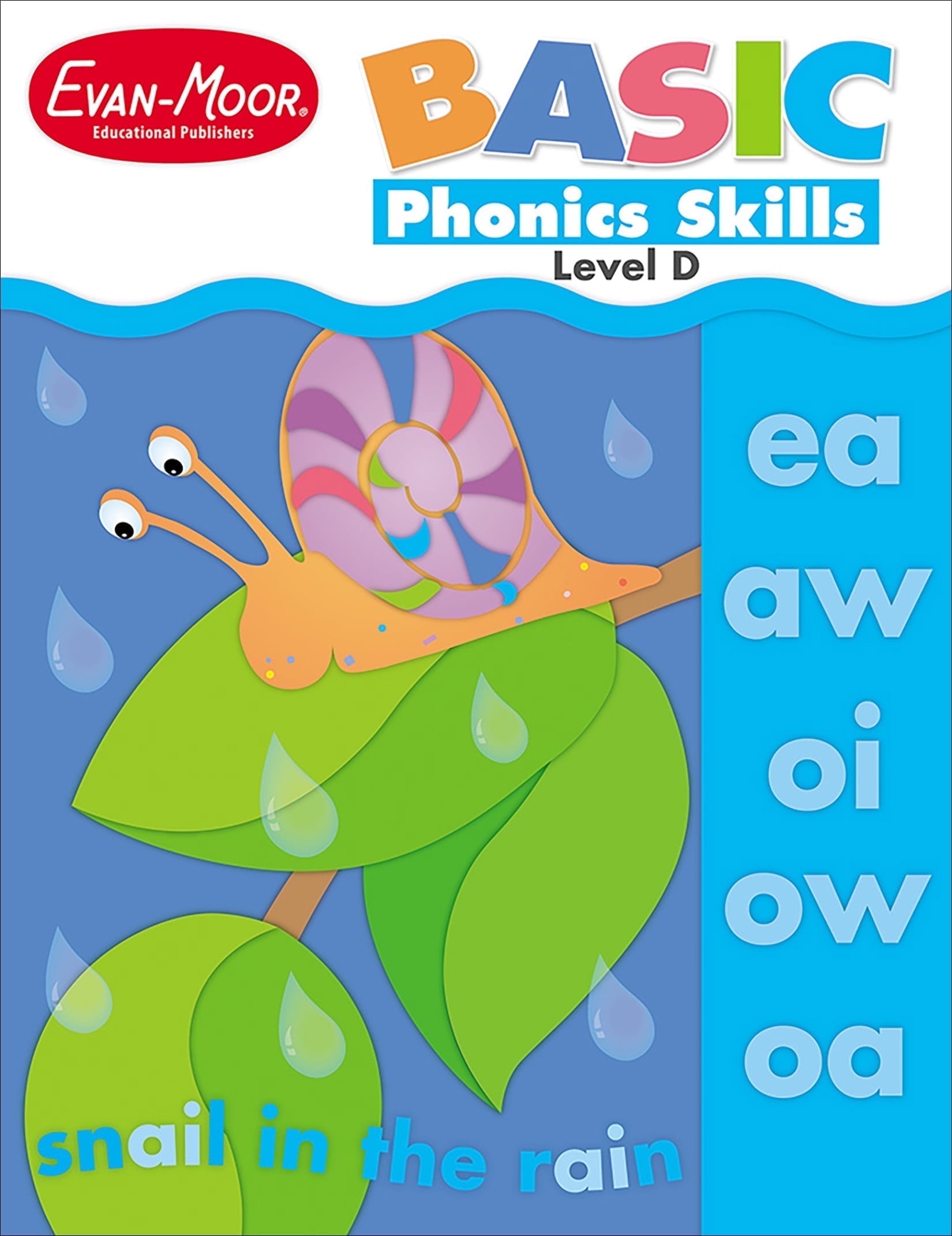 Evan-Moor Basic Phonics Skills, Grade 2 - 3 (Level D) Teacher Resource ...