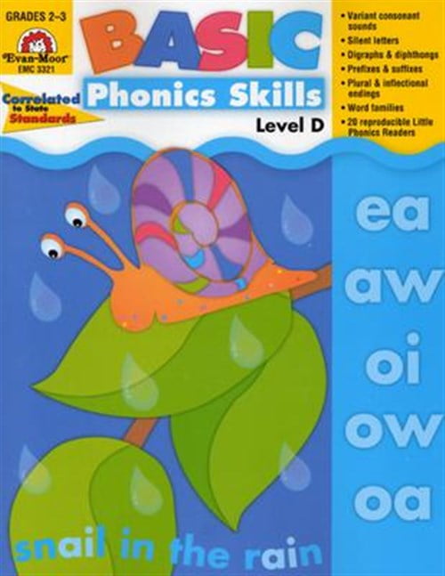 Pre-Owned Evan-Moor Basic Phonics Skills, Grade 2 - 3 (Level D) Teacher ...