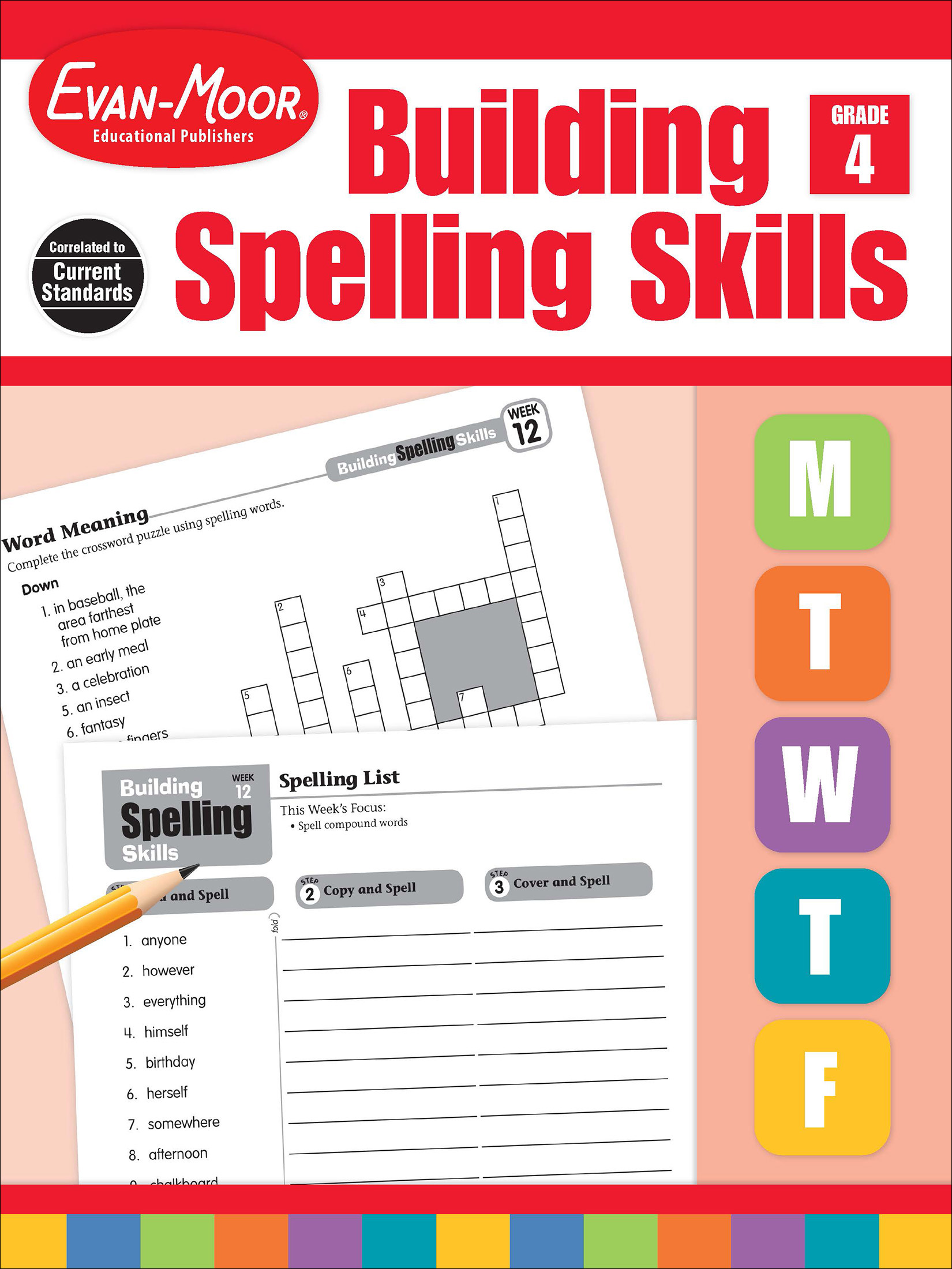 Evan-Moor Building Spelling Skills, Grade 4, Teaching Edition - Walmart ...